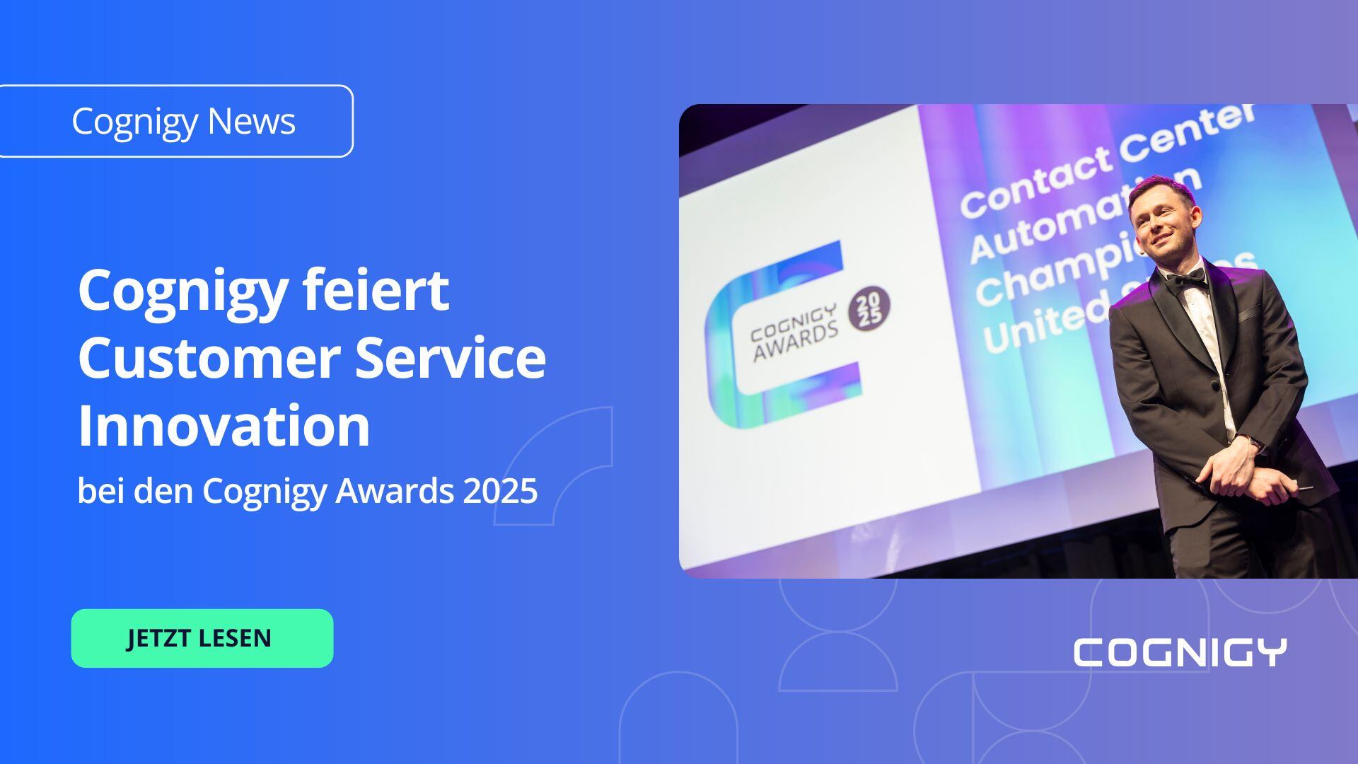 Cognigy ehrt Innovationen im Kundenservice bei Cognigy Awards 2025
